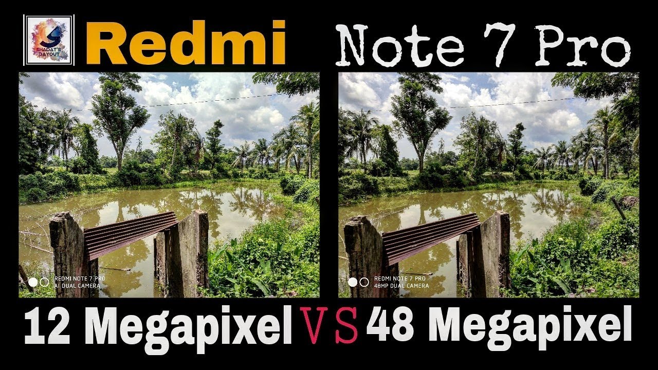 Redmi Note 7 Pro 48 Megapixel Camera Vs 12 Megapixel Camera Comparison