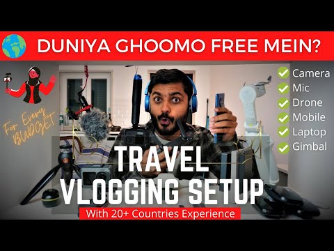 All my SECRET Vlogging Gear for FREE WORLD Travel in 2022 | Hindi Urdu Vlog
