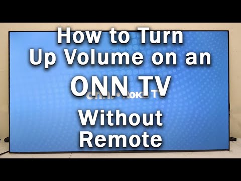 How to Turn Up Volume on ONN TV WITHOUT Remote (+ Change Volume) | 2-Min Fix