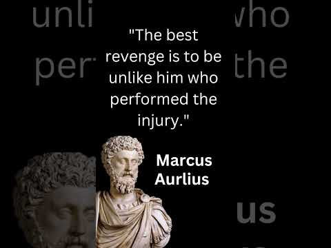 "Get Even with Revenge by Being the Best Version of Yourself" by Marcus.#marcusaurelius