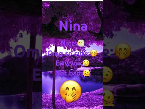 Rating the name Nina