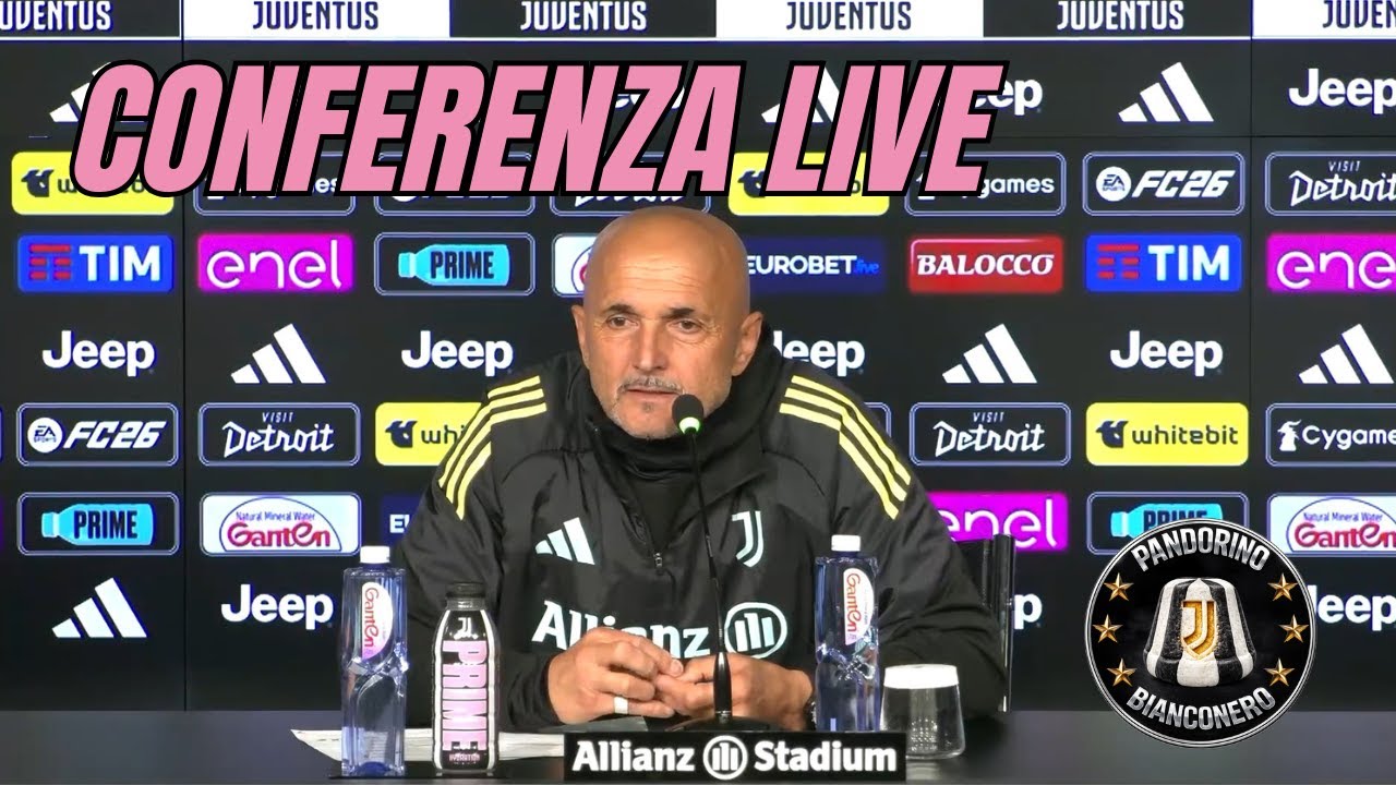 ⚪ CONFERENZA STAMPA SPALLETTI PRE JUVENTUS-GENOA ⚫