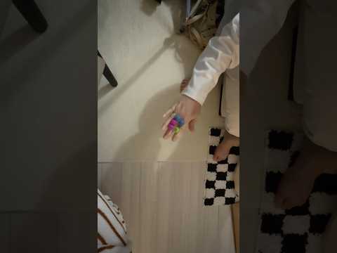 My mom teaching my Squid Game gonggi #squidgame #gonggi