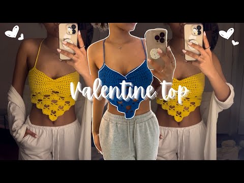 how to: crochet valentine top