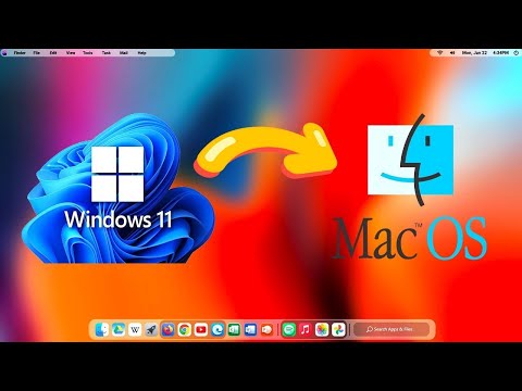 Make Windows 11 look like Mac OS in 3 minutes 2025
