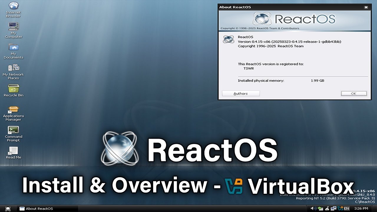 ReactOS : The Windows-like Operating System