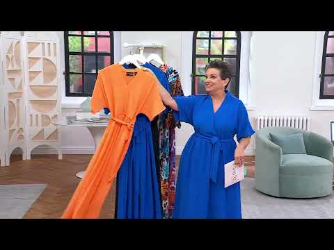 Attitudes by Renee Textured Woven Dress on QVC