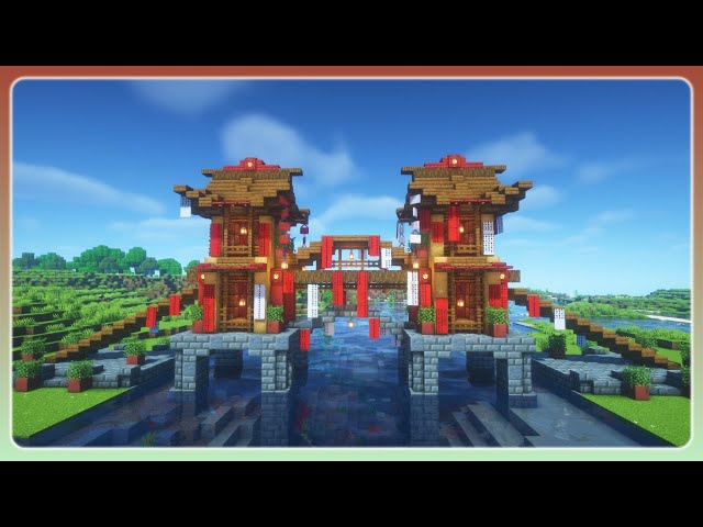 Japanese Bridge Minecraft Map