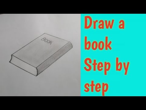 #Shorts How To Draw a book Step by step | Easy book drawing | draw closed book | Tasmia Arts