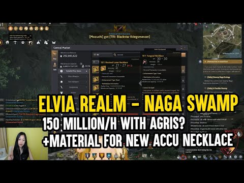 [Game Play] Elvia Realm's Swamp Naga - Minimum 150 mil/h