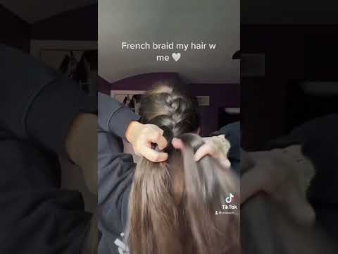 French braid 🤍 tutorial coming soon! #hairstyle #hairtutorial #hairvideos #longhair #frenchbraid