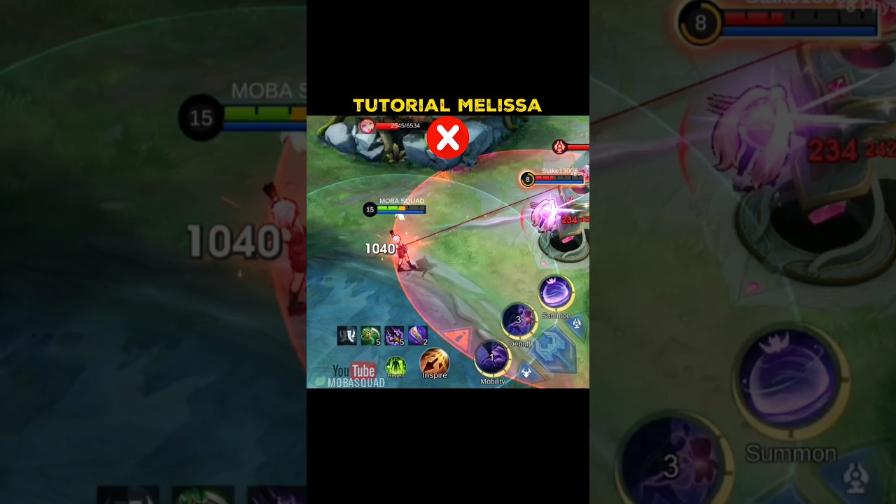Melissa tutorial by moba squad ✅😱
