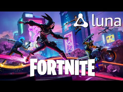 Fortnite Amazon Luna Chrome Gameplay - A great get for Amazon Luna