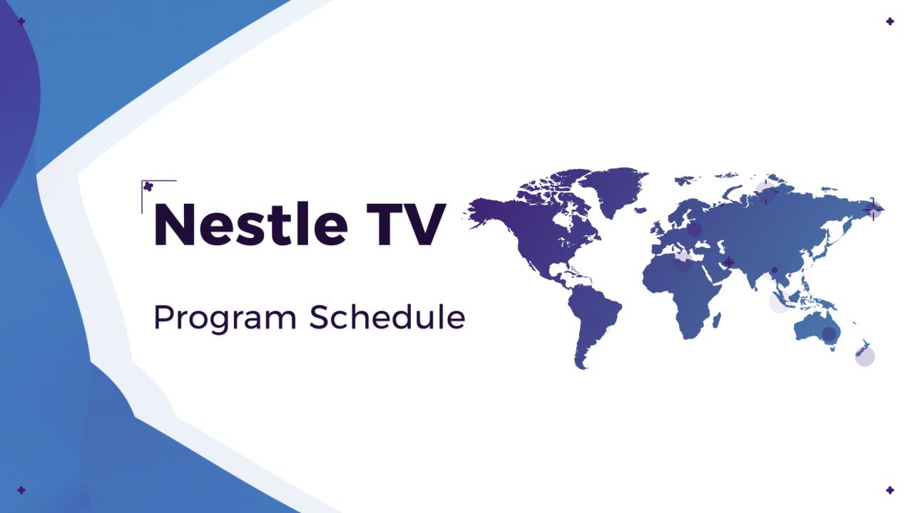 Nestle TV Program Schedule (effective 4/26/2019)