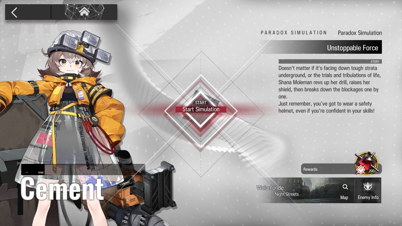 Arknights Paradox Simulation Cement Guide