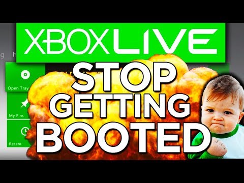 HOW TO STOP GETTING BOOTED OFF XBOX LIVE (TUTORIAL) XBOX!::
