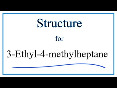 How to Write the Structural Formula for 3-Ethyl-4-methylheptane