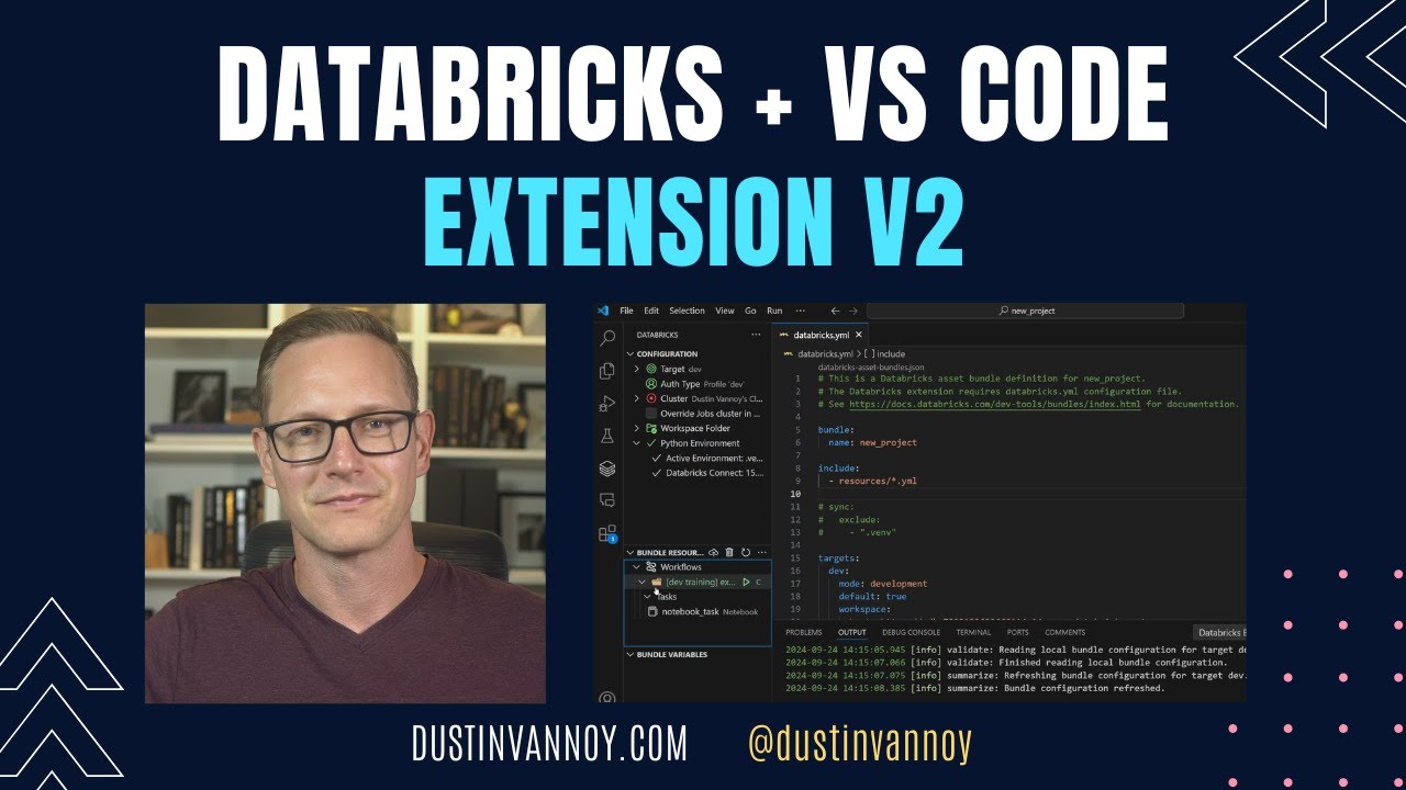 Databricks VS Code Extension v2: Setup and Feature Demo