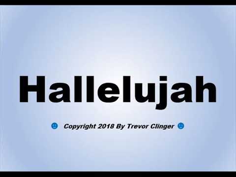 How To Pronounce Hallelujah