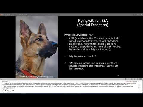 OLAW Webinar: IACUC Responsibilities Regarding Service Animals