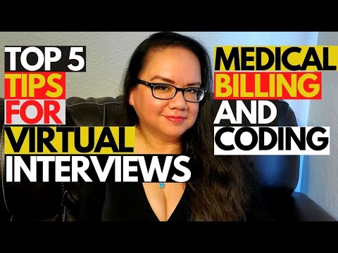 TOP 5 SUCCESS TIPS FOR VIRTUAL INTERVIEWS | MEDICAL BILLING AND CODING | MEDICAL CODING WITH BLEU
