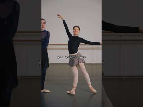 DOUBLE PIQUÉ TURNS ON POINTE ✨ LET’S IMPROVE #pointe #pirouette #ballettips #vagabond