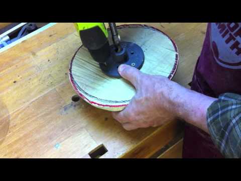 How to turn a bowl on a Shopsmith part 3, Mounting the bowl blank by Doug Reid