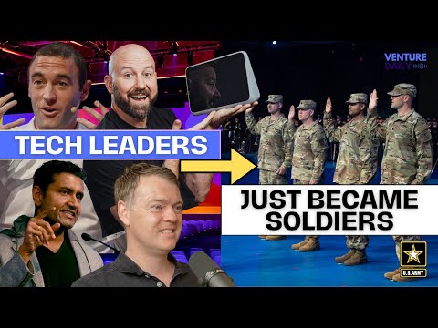How 4 Top Tech Execs Just Became U.S. Army Officers