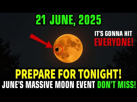 This MUST Reach You BEFORE Tomorrow! June 21, 2025 A Life-Changing MOON Event Don’t Miss It!