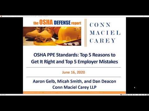 OSHA's Personal Protective Equipment Standards - 5 Reasons to Get it Right and 5 Common Mistakes