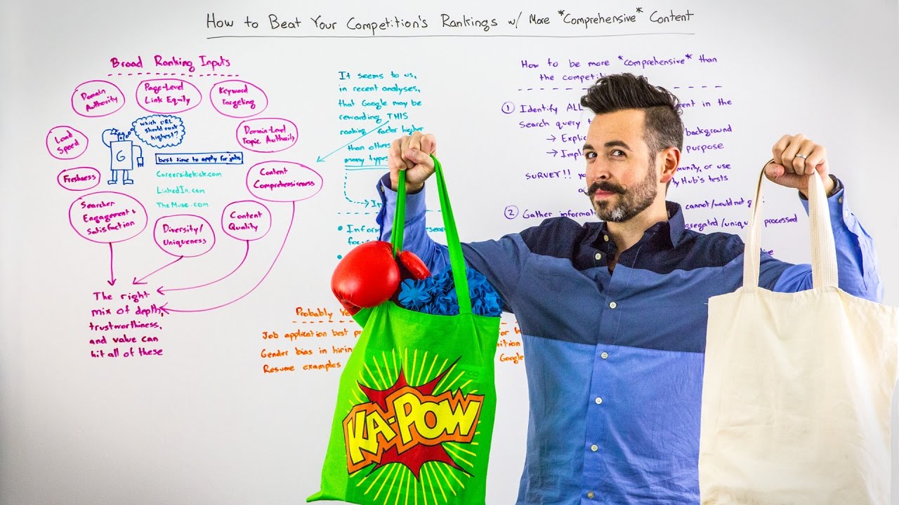How to Beat Your Competitor's Rankings with More *Comprehensive* Content - Whiteboard Friday