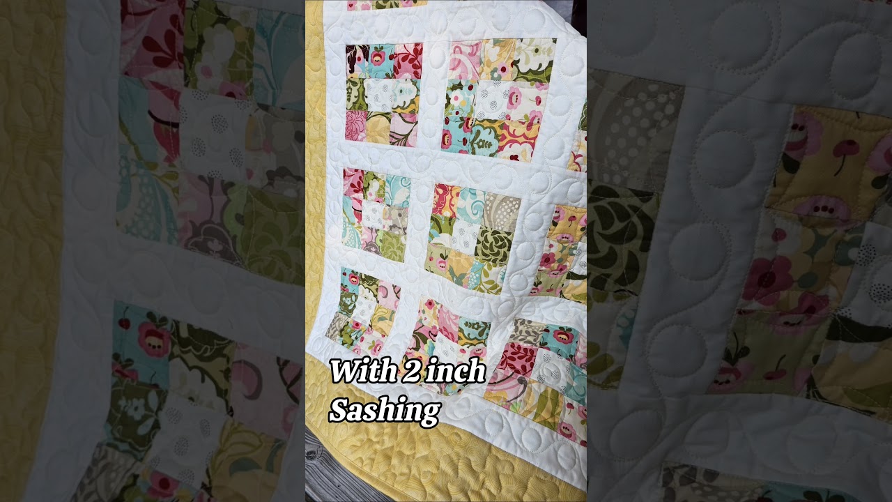 Quick and Easy Baby Quilt - Nine Patch #babyquilt #ninepatch #quickquilt #diysewing