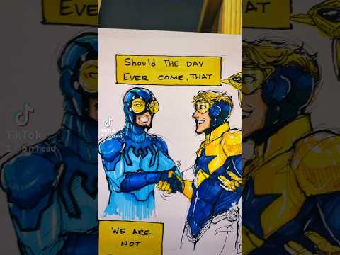 Blue Beetle & Booster Gold #art #comics #dccomics #bluebeetle