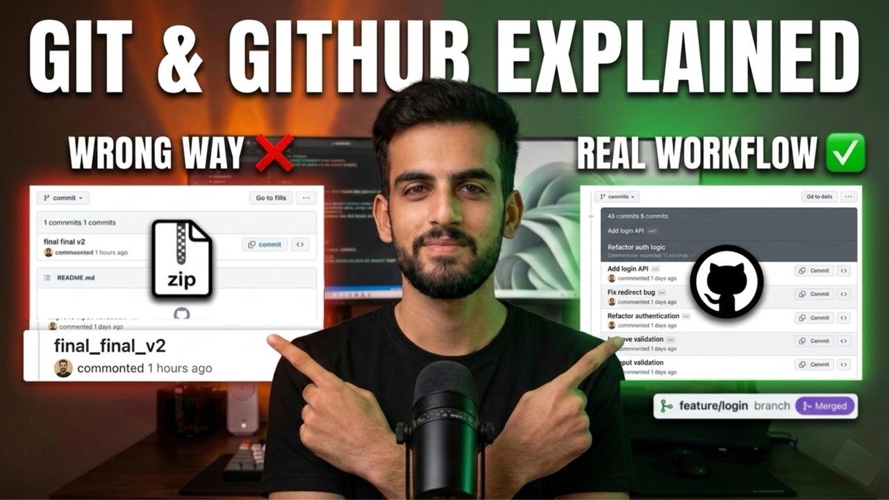 Git & GitHub Explained (Most Students Use It Wrong)