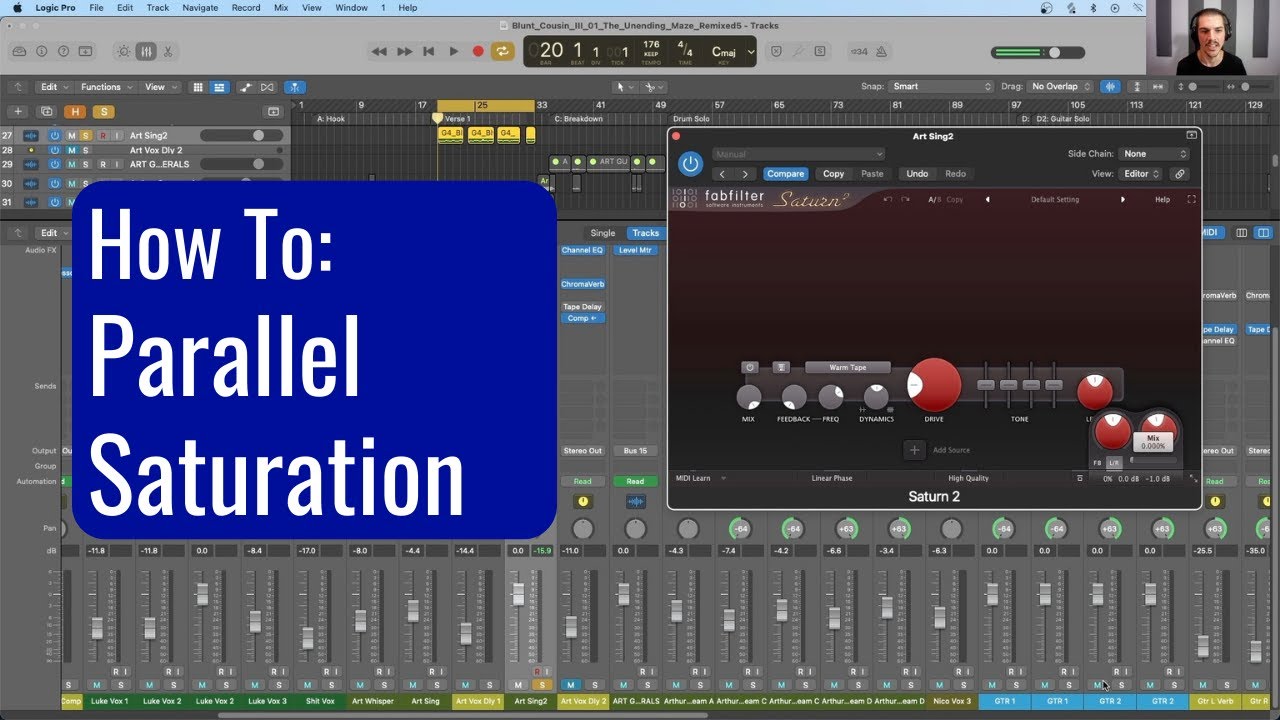 Mixing With Parallel Saturation