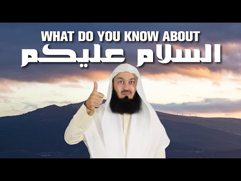 The TRUTH when it comes to giving the 'SALAM' - Mufti Menk