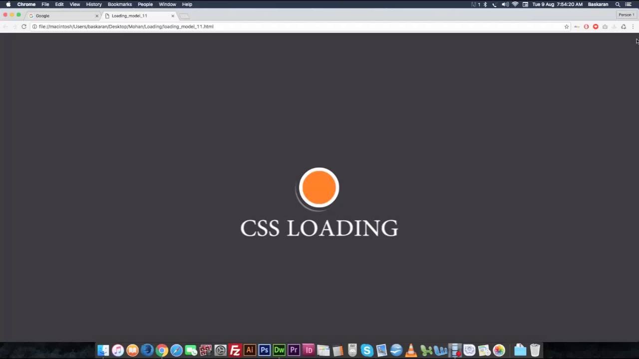 Pure CSS Circular Loading Spinner