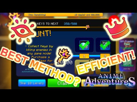 The Most Efficient Way To Grind BattlePass EXP | Anime Adventures