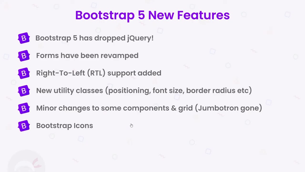 Bootstrap 5 Crash Course Tutorial #2 - Bootstrap 5 New Features_final