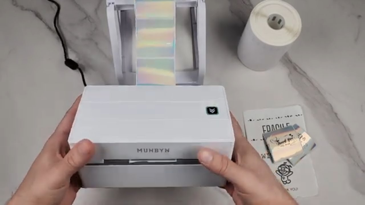 Unboxing & Setup: MUNBYN Bluetooth Thermal Label Printer