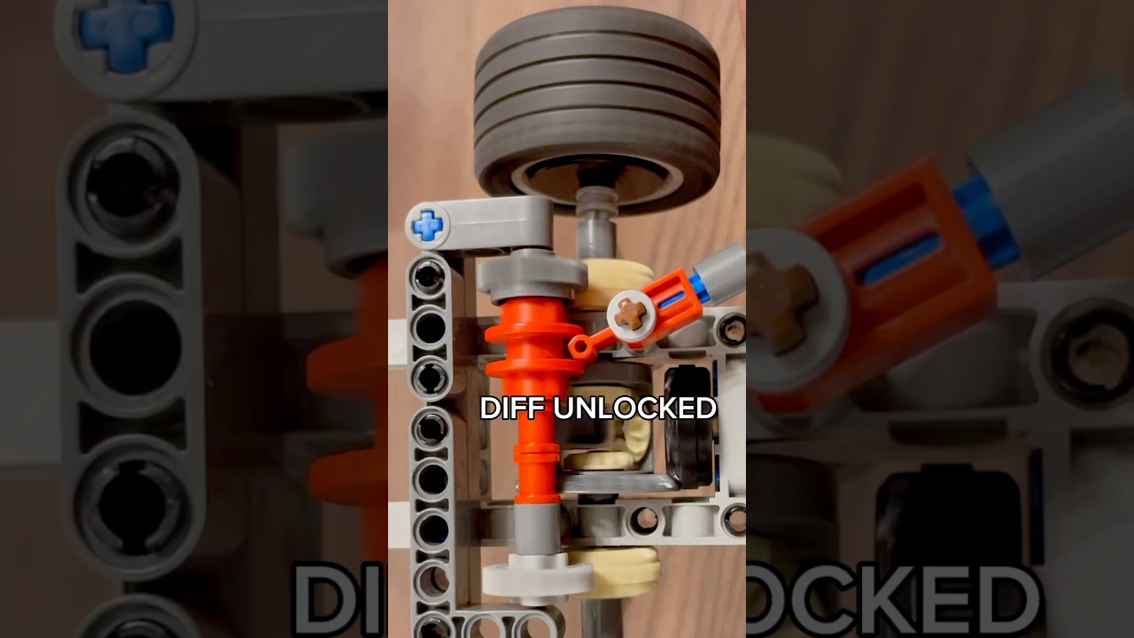 LEGO Car Differential Lock System