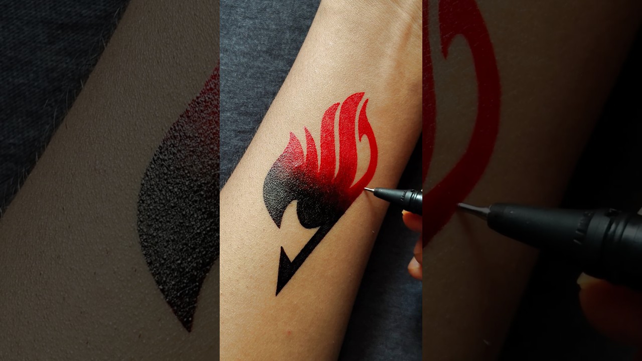 Iconic Fairy Tail Symbol Temporary Tattoo Idea ....... #art #tattoo #anime #fairytail