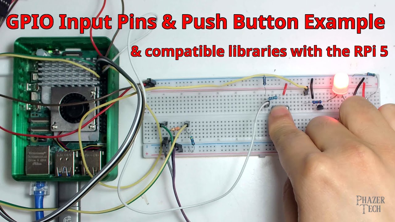Python GPIO - Input Pin Push Button Example & Compatibility With Raspberry Pi 5