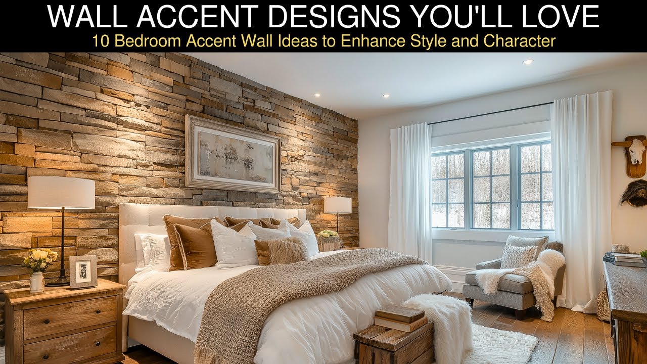 10 Bedroom Accent Wall Ideas to Enhance Style and Character