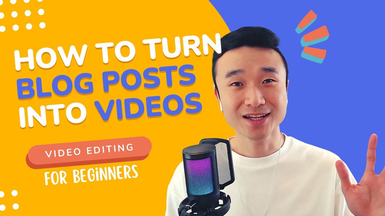 How to Turn Blog Posts into Videos in 5 Minutes Using an Online Video ...