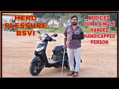 3 WHEELER SCOOTER DESIGNED FOR A SINGLE HAND HANDICAPPED PERSON BY BAJEE AND SONS PHONE 98484-58025