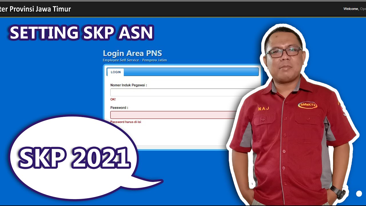 Tutorial  Setting SKP ASN Tahun  2021