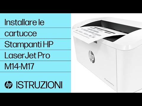 Serie stampanti HP LaserJet Pro M14-M17 Installazione | Assistenza HP®