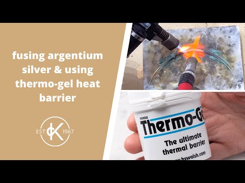 Fusing Argentium Silver & Thermo-Gel Heat Barrier | Top Tip Tuesday | Metalsmithing Tips