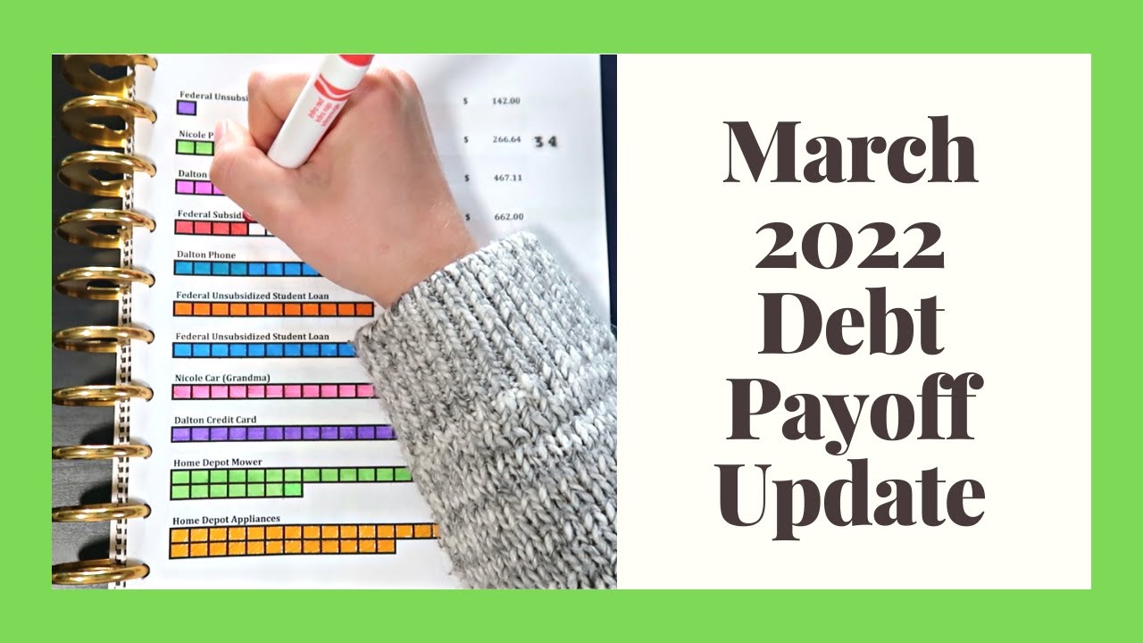 Monthly Debt Payoff Update | March 2022